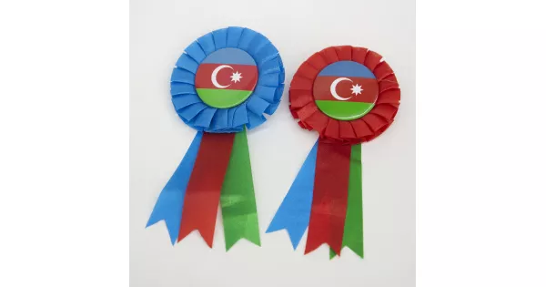 Yaxa nişanı bayraq 4.5-HH yumuru saçaqlı (45*8) - Ofisait