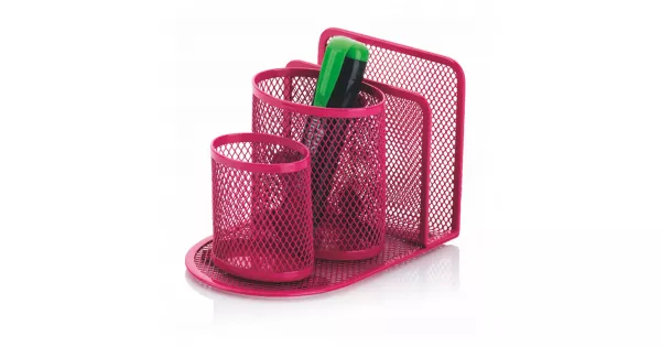 Qələm qabı C-8953 çəhrayı - Ofisait