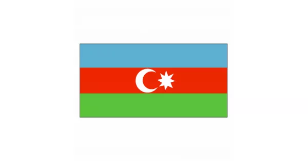 Bayraq (300*600) Azərbaycan (setka) - Ofisait