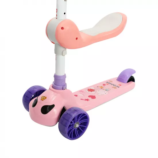 Samokat JB-6 çəhrayı - Ofisait