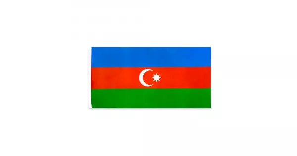 Bayraq (75*150) Azərbaycan 1-tərəfli qalın - Ofisait