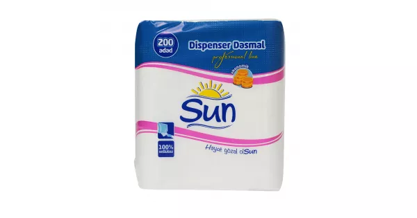 Sun dispenser salfet 22.5x20sm (200 əd.) - Ofisait